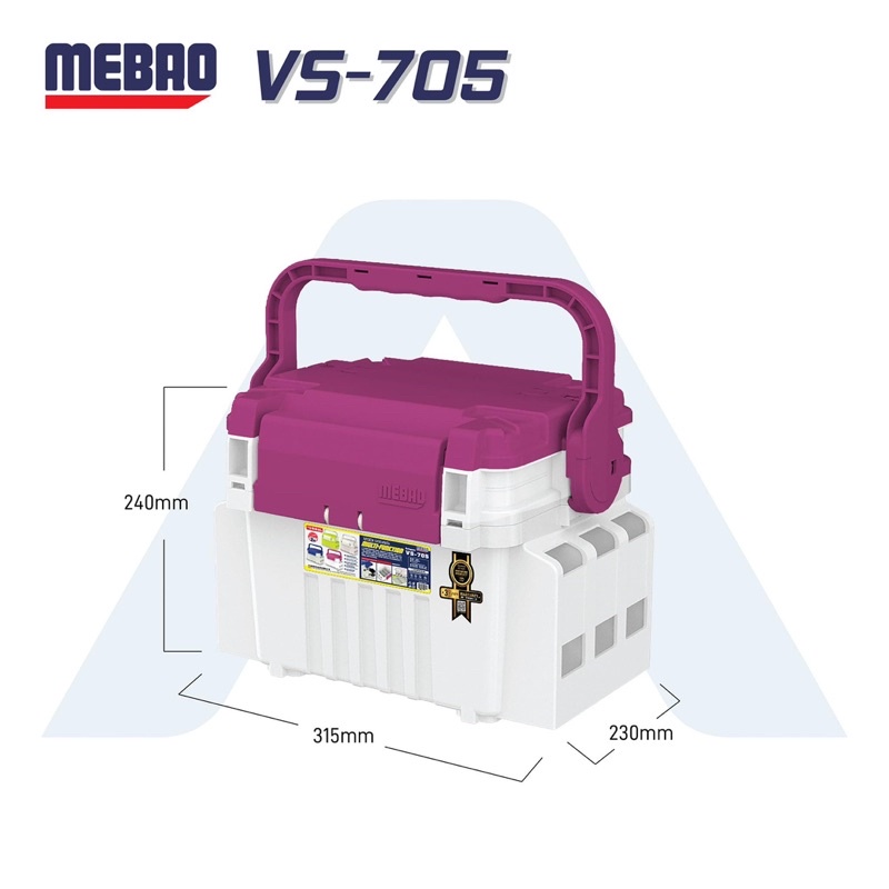 MEBAO TACKLE BOX FISHING TACKLE BOX MULTI-FUNCTION MEIHO MINGDIAO VS ...