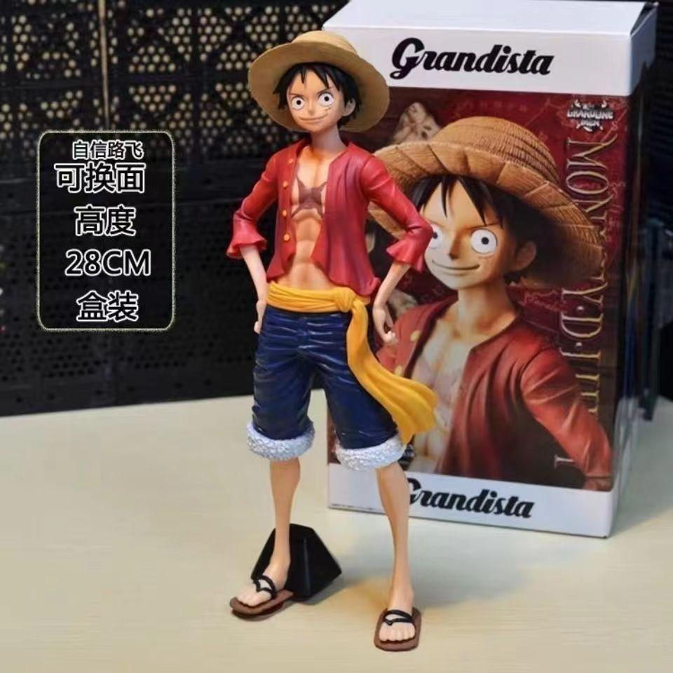 One Piece Luffy Smiley Face Luffy Mengqi D Luffy Group Stand-up Face ...