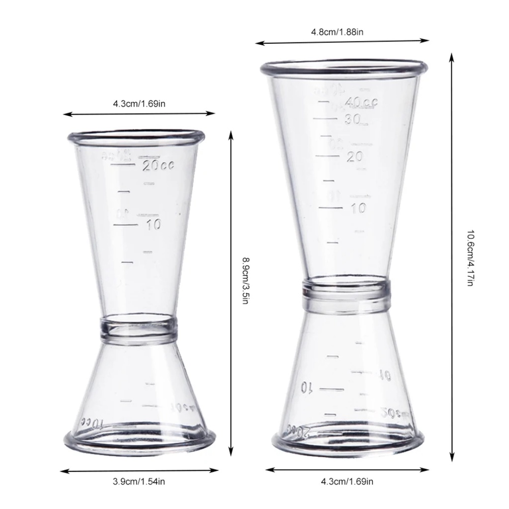 EE Clear Jigger - Acrylic | Shopee Philippines