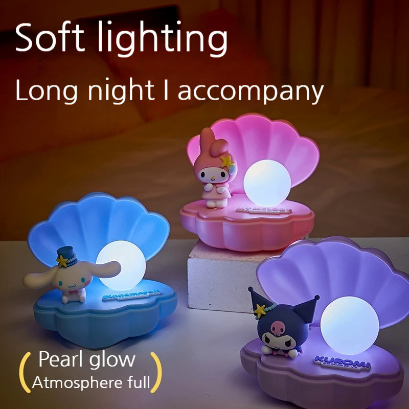 MINISO Sanrio Ocean Treasure Series LED Night Light Kawaii My Melody ...