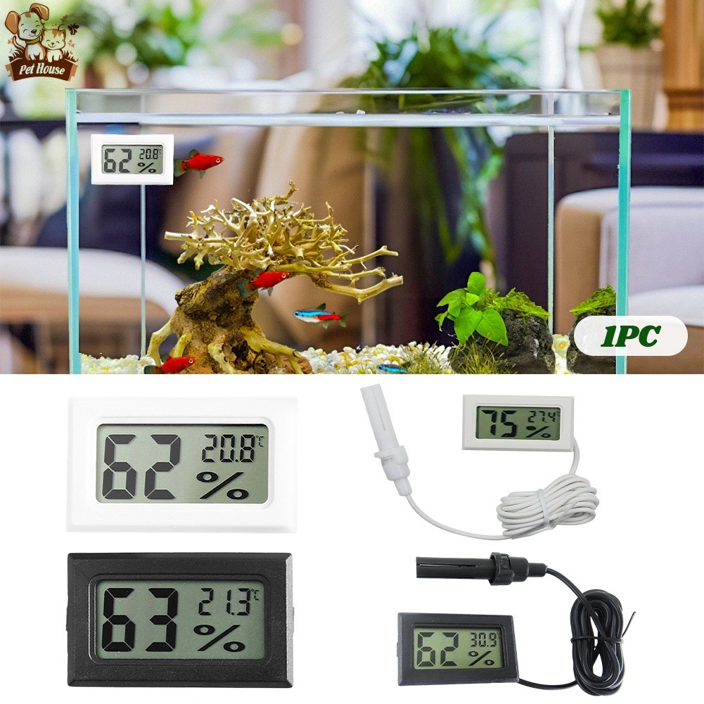 PH Mini Digital Thermometer Hygrometer Gauge Tester Probe Incubator ...