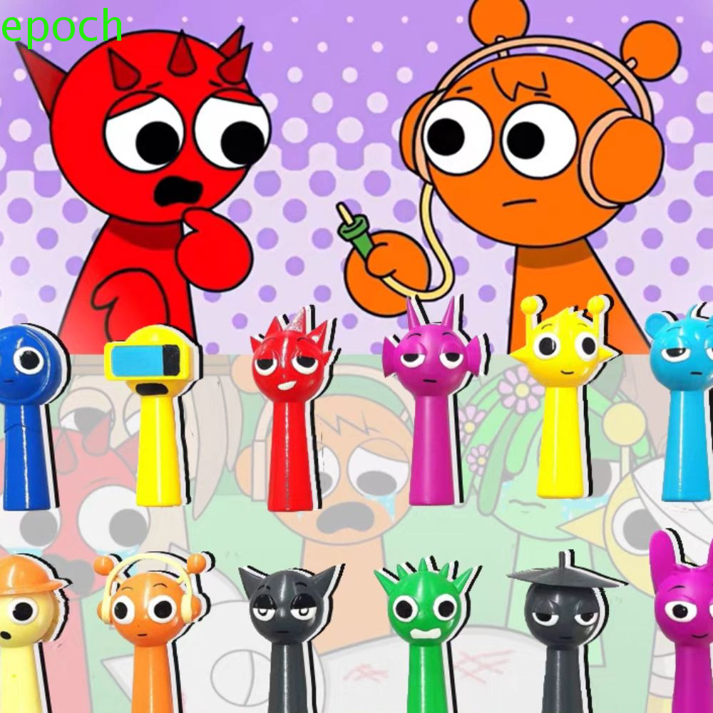 EPOCH 12pcs Sprunki Action Figure Toy, Music Game Singers Incredibox ...