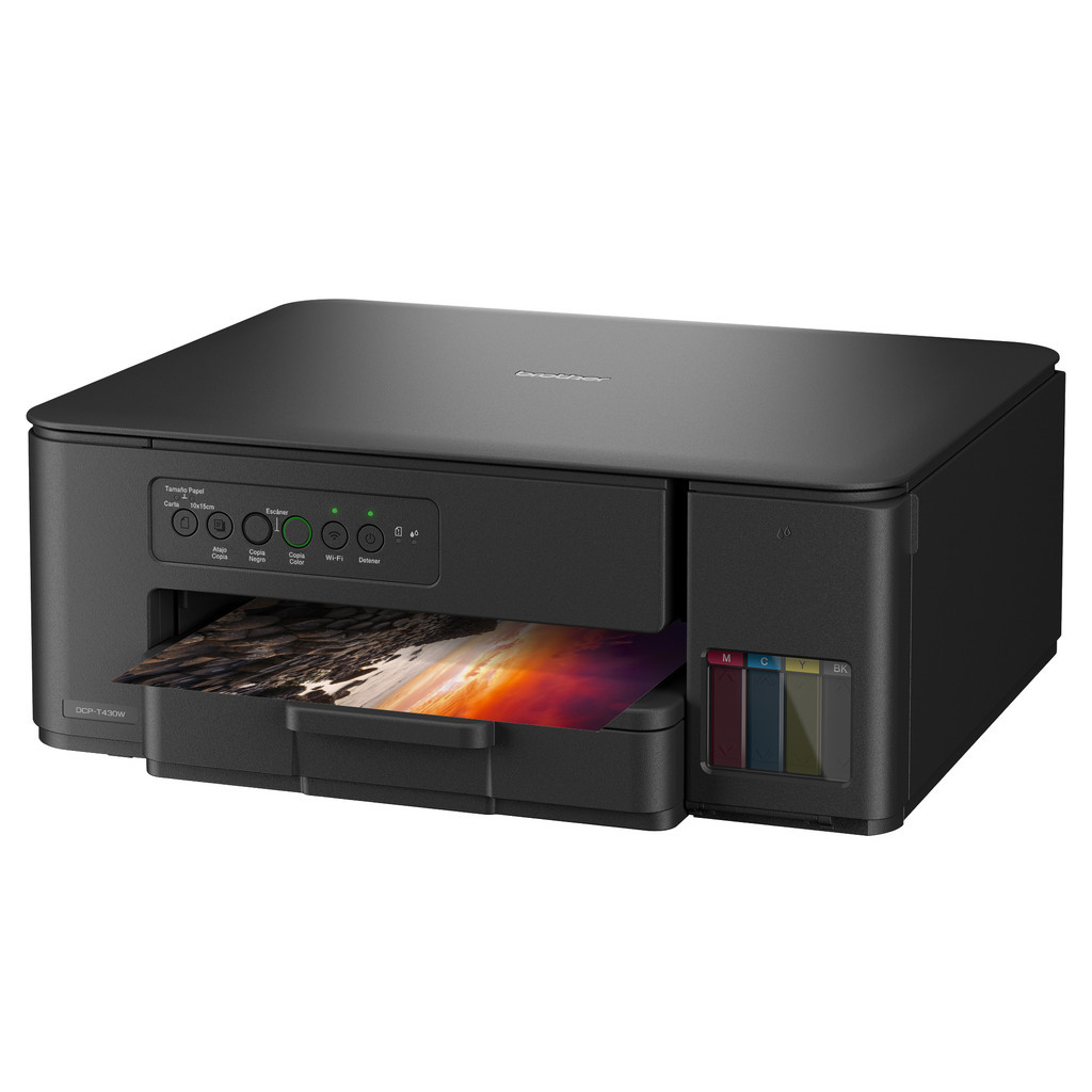 Brother Tank Series DCP-T430W 3-in-1 Continuous Color Inkjet Printer ...