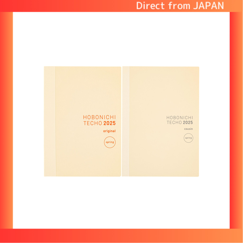 Japanese version Hobonichi Techo 2025 Notebook Cousin (A5) [A5/1 page ...