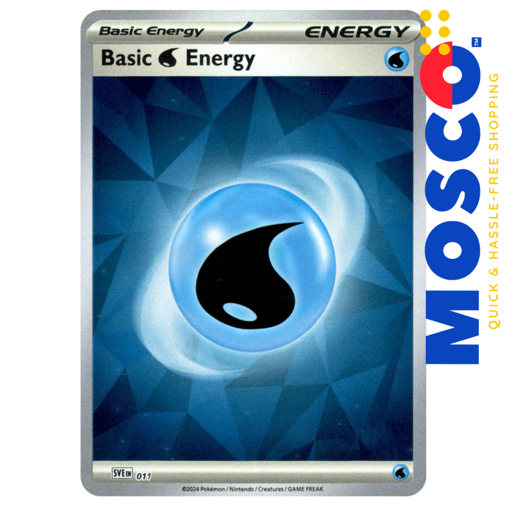 Basic Water Energy Holo - SVE011 Prismatic Evolutions | Pokemon TCG ...