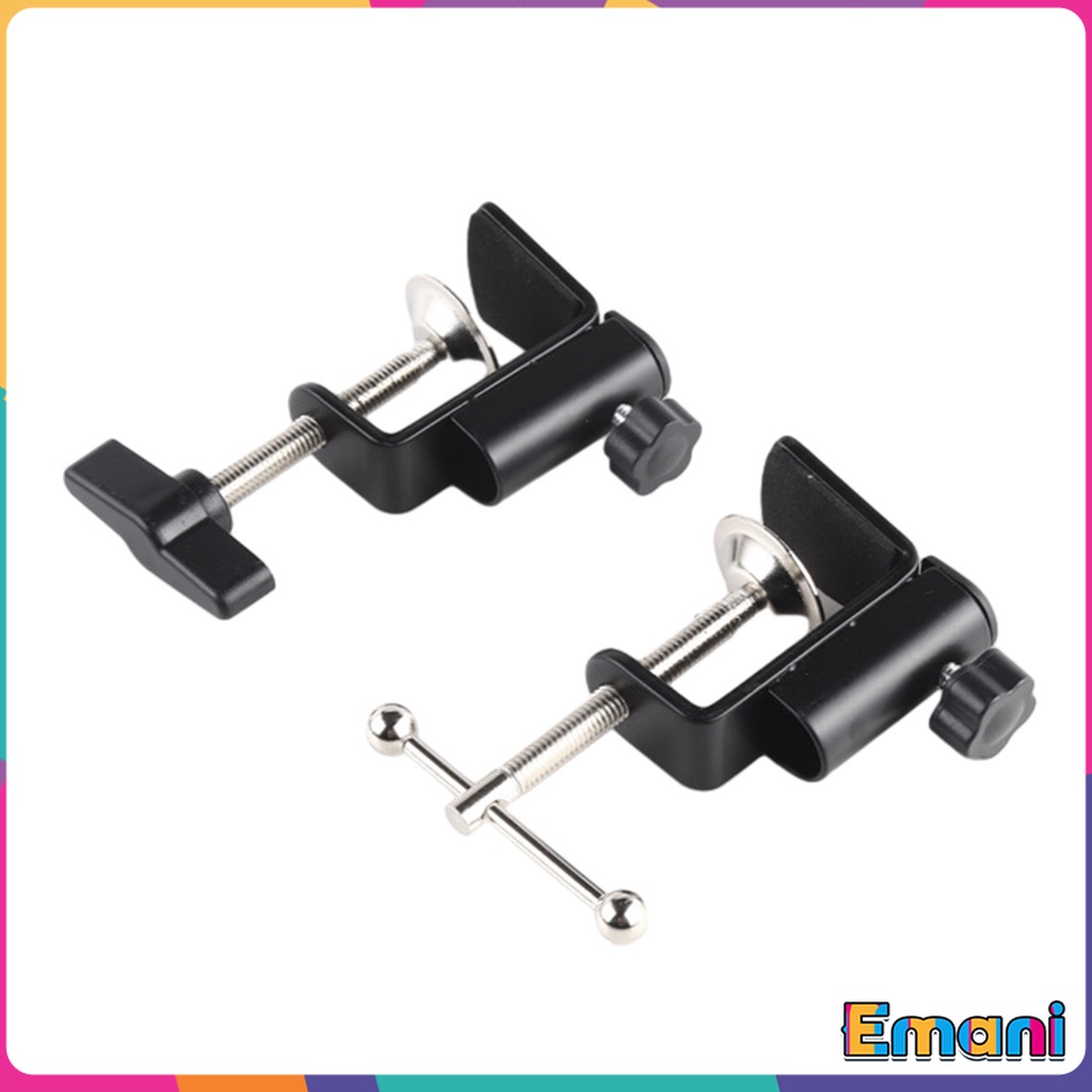 Em Black C-Clamp Desk Light Clamp Mount Holder Cantilever Bracket for ...