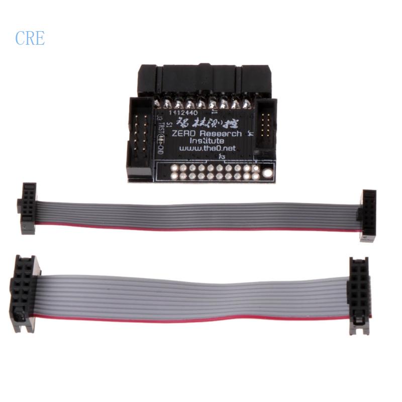 CRE Compact Adapter Board with Flat Ribbon Cable for 20P 2 54 mm JTAG ...