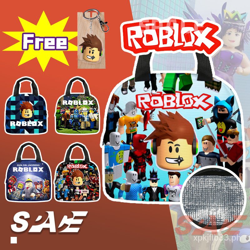 Robux Roblox Lunch Bag For Kids Thermal Lunch Box Bag Insulated Lunch ...