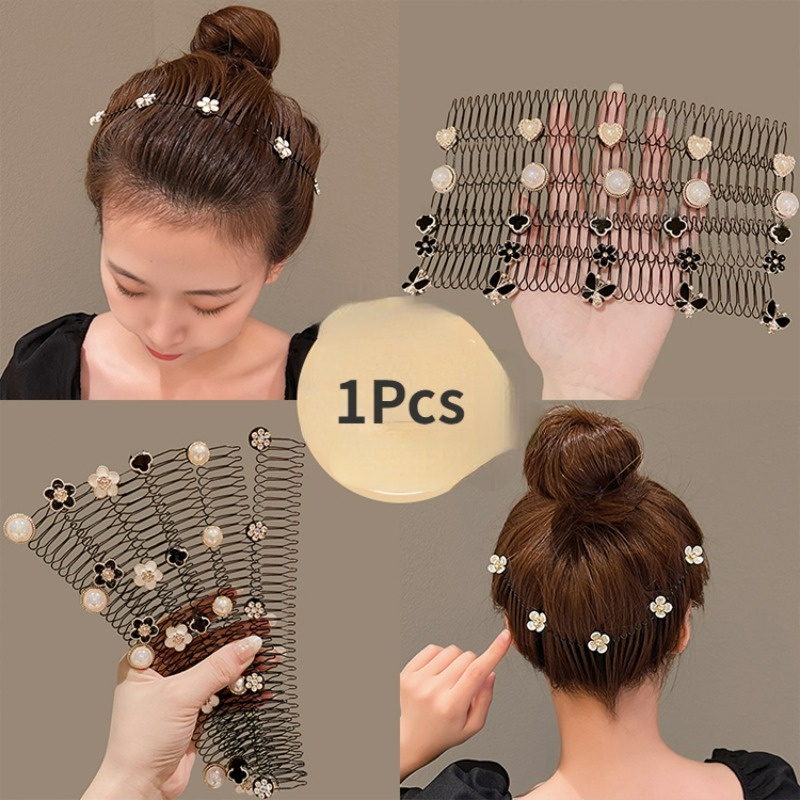 New Long Style Hairstyles Headbands Comb Invisible Headwear Hair ...