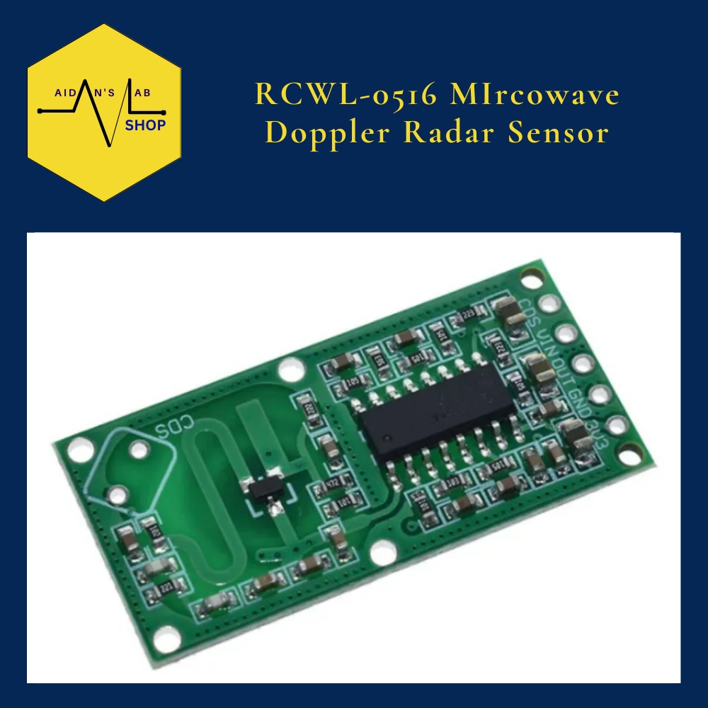 RCWL-0516 | RCWL0516 | Doppler Radar Sensor | Aidans Lab | Shopee ...