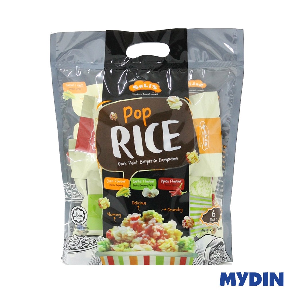 Salis Pop Rice Mixed Flavour (25g) | Shopee Philippines