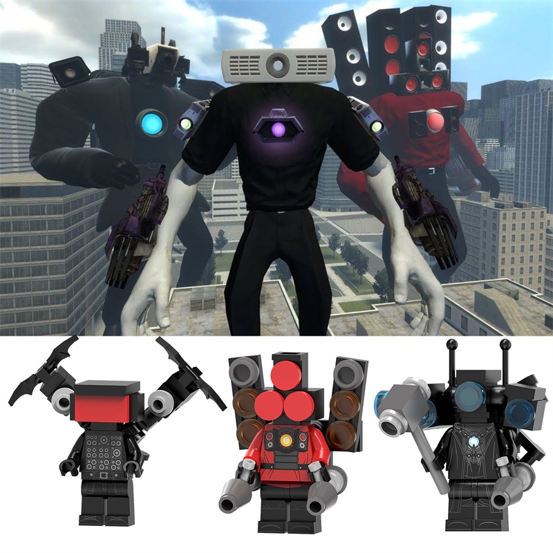 Upgraded Titan Cameraman Speakerman TV Man Skibidi Toilet Series Mini ...