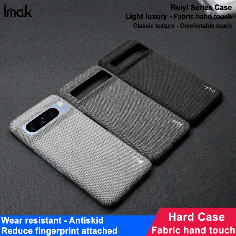 Imak Classic Fabric Casing for Google Pixel 8 Pro Shockproof Cover ...