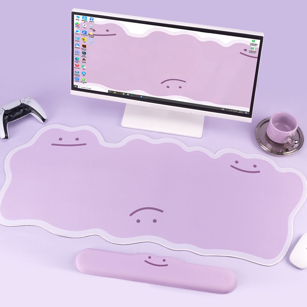 Ditto Theme E-sports Mouse Pad Large Extra Thick Lock Edge Desk Mat ...