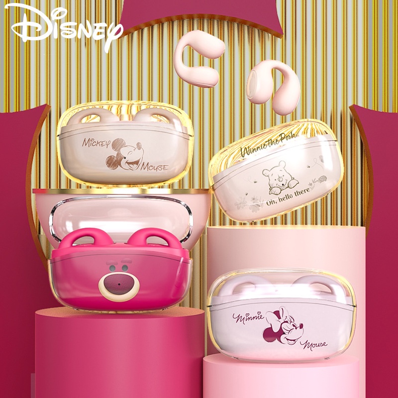 Disney FD08 Bone Conduction Wireless Bluetooth 5.3 Earphone Strawberry ...
