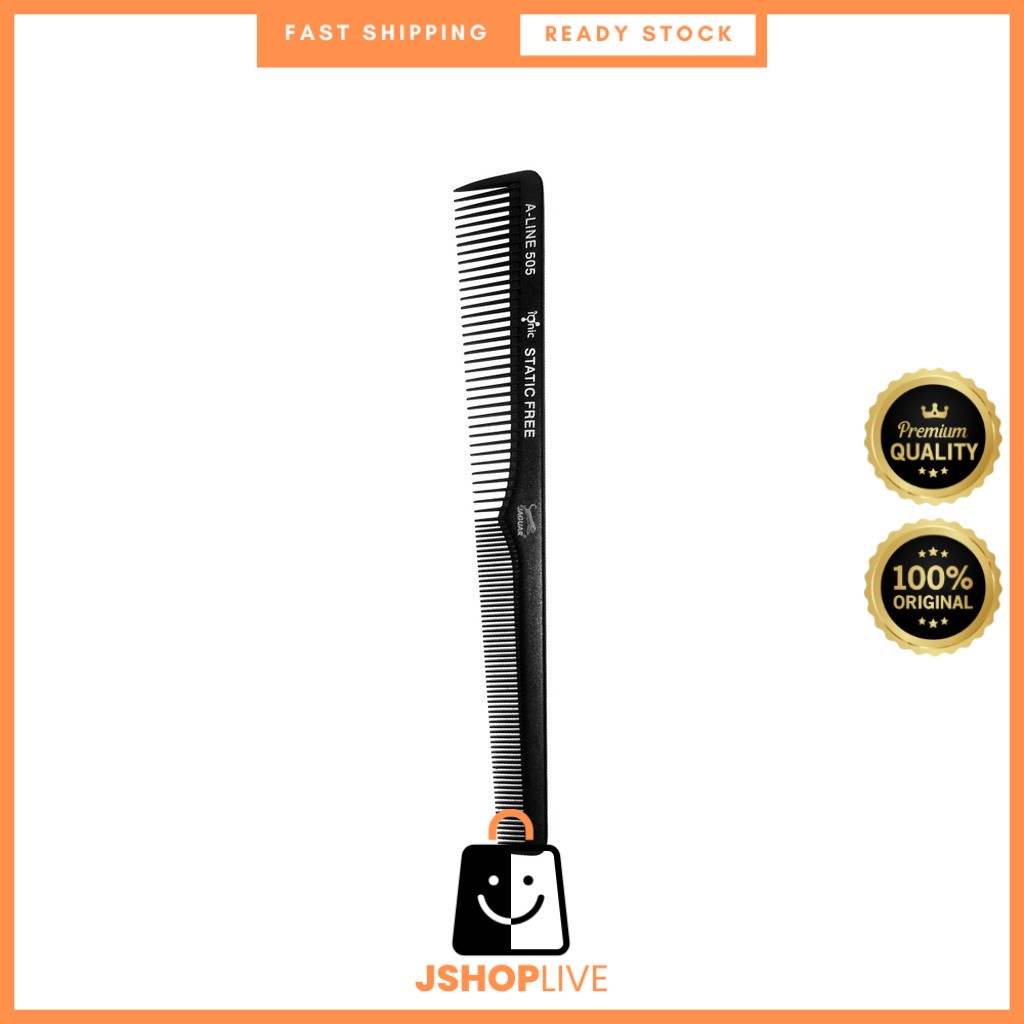 JAGUAR A-LINE 505 Ionic Static Free Comb (BB) | Shopee Philippines
