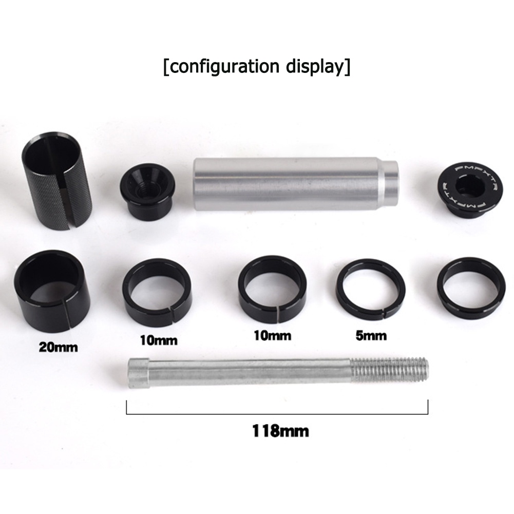 Bicycle Fork Stem Height Extender Handlebar Riser Adapter Height Spacer ...