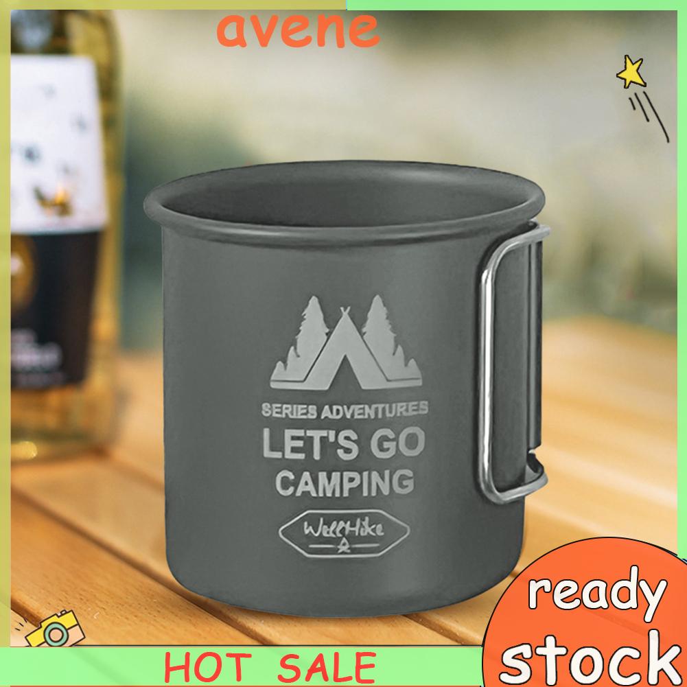 300ML Camping Water Cup Aluminium Alloy Hiking Mug for Backpacking ...