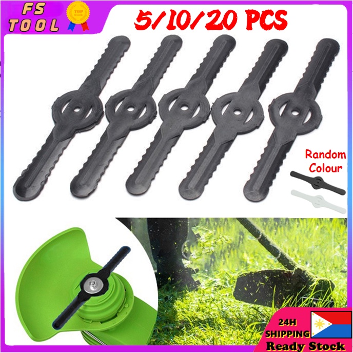 20PCS Plastic Lawn Mower Blade Grass Cutter Grass Trimmer Weeder Blade ...