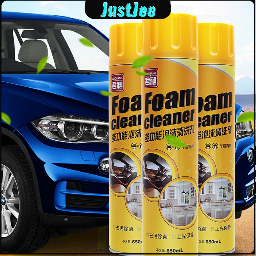JustJee 650ml MultiFunctional Foam Cleaner Spray Foam Cleaner for Car and House Spray | Shopee ...