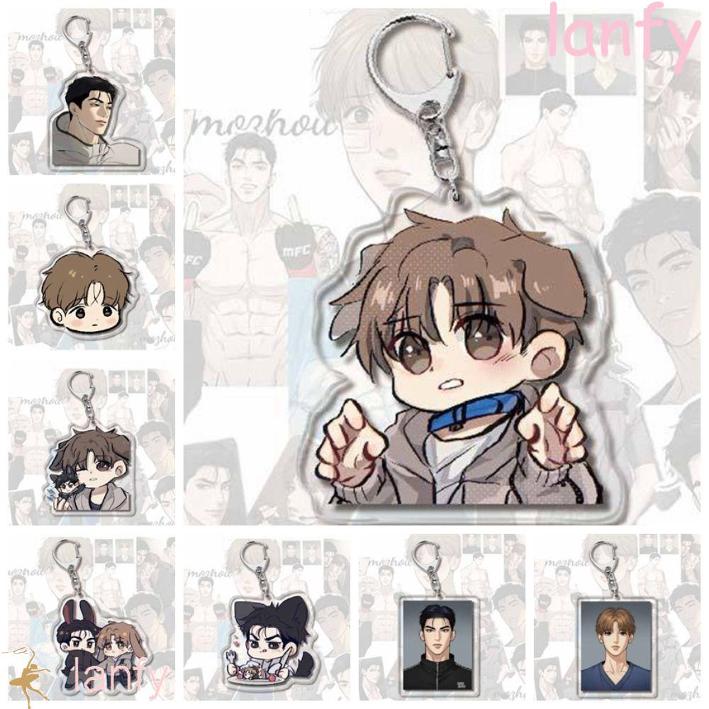 LANFY Joo Jaekyung Kim Dan Keychain, Manwha Jinx Cartoon Figure Manwha ...