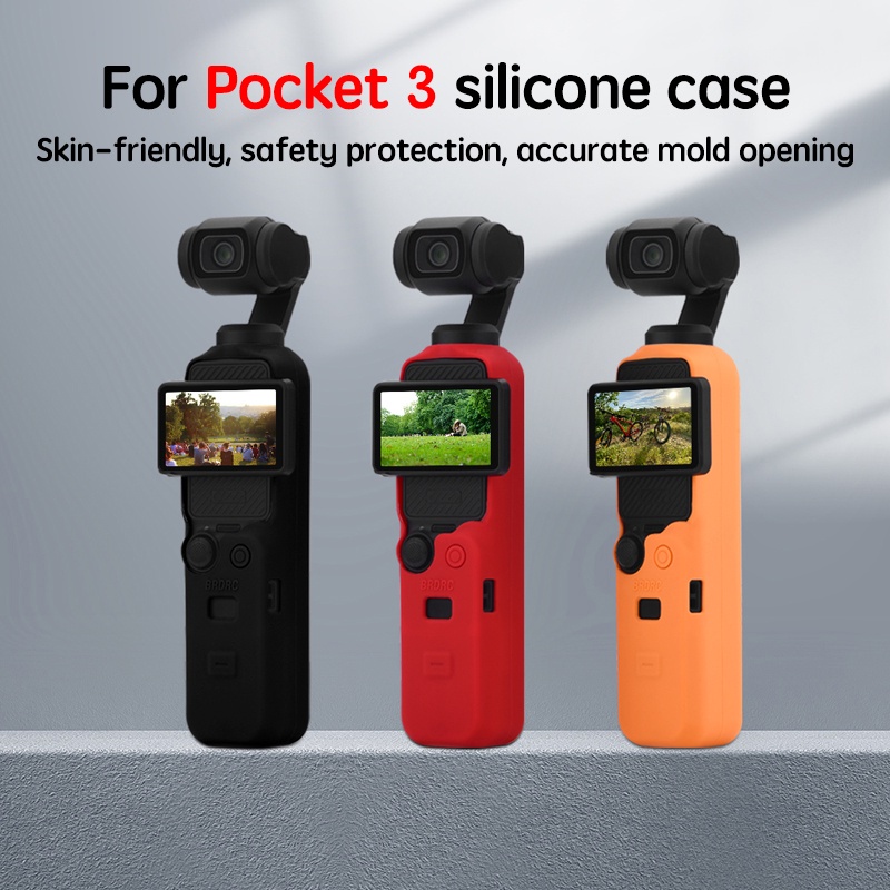 For DJI Osmo Pocket 3, the body of the silicone case, the anti-slip ...