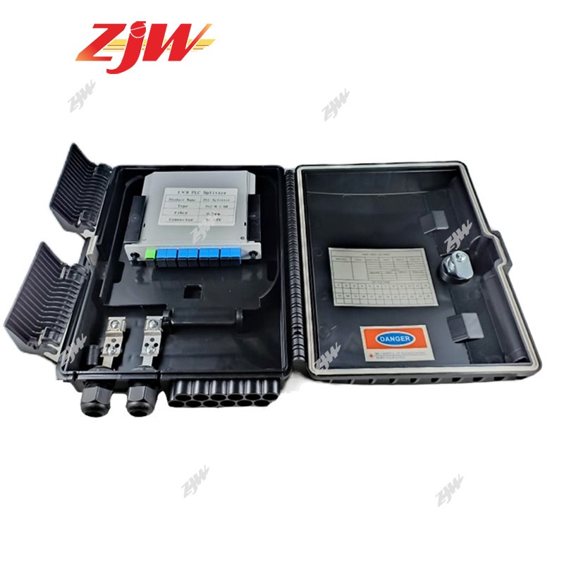 ZJW 8 port Fiber Splitter Nap Box FTTH Insert type Fiber Optic ...