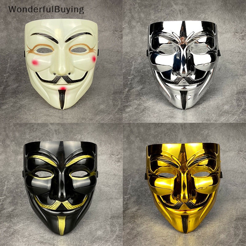 WBPH Belle Vendetta Hacker Mask Anonymous Christmas Party Gift For ...