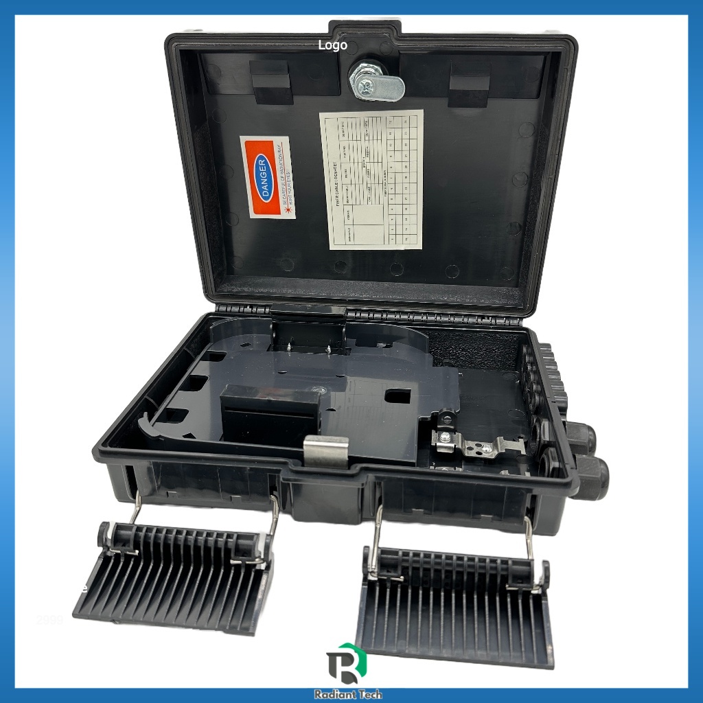 8 Port Nap Box w/ 2pcs Free Steel Straps Fiber Optic Termination ...