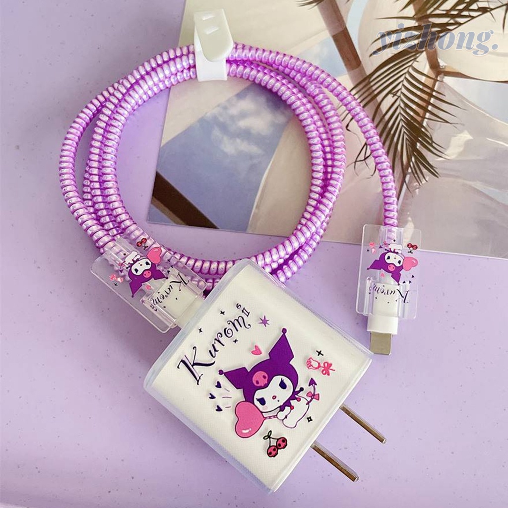 Charger Case 5PCS Set For iPhone 18W/20W Gradient Color Plush Love ...