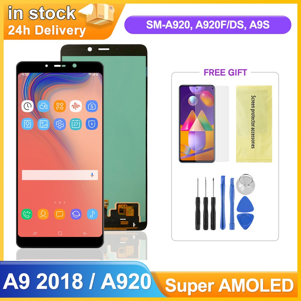 Super Amoled For Samsung Galaxy A9 2018 LCD Display Samsung A9 A9S A920 ...