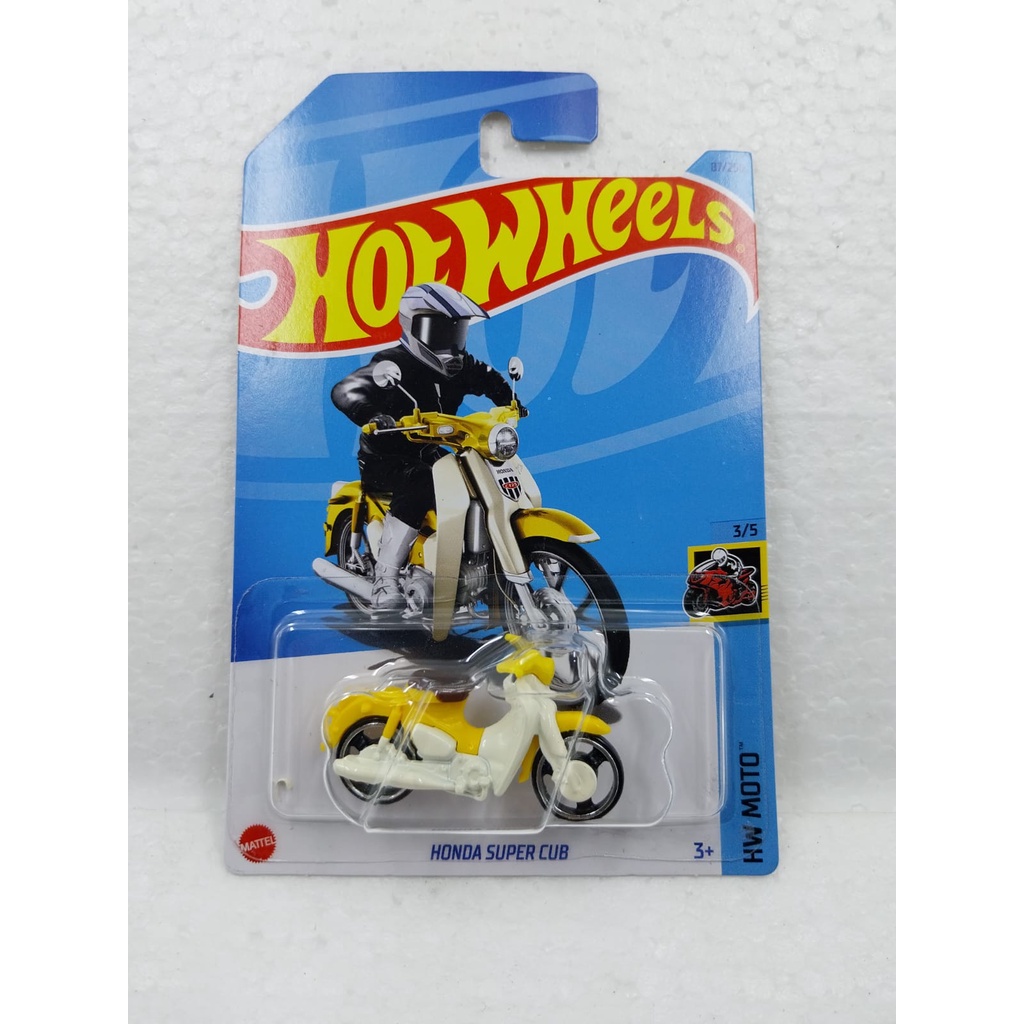 Hot Wheels Honda Super Cub Yellow HW Moto | Shopee Philippines