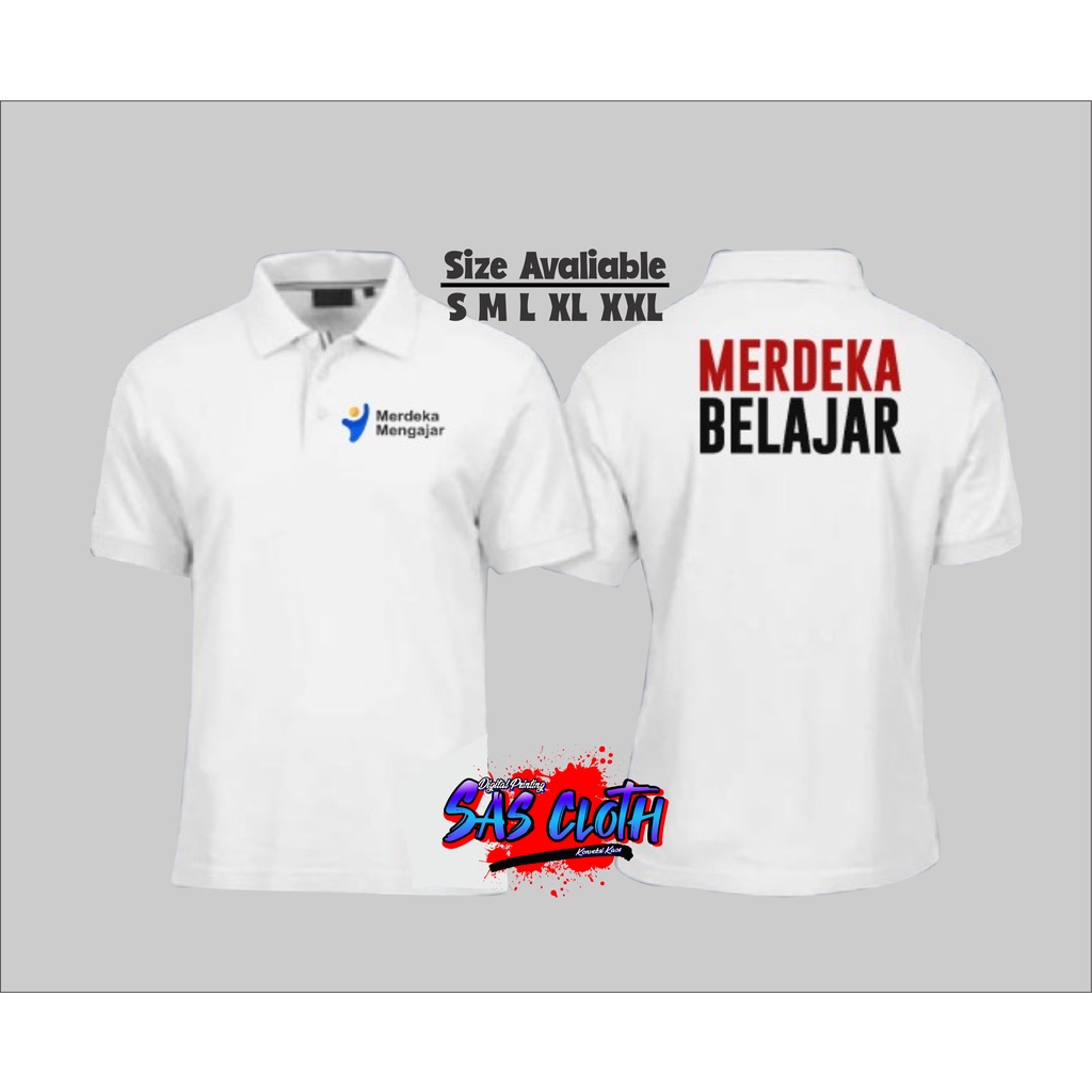 POLO T-Shirt Merdeka T-Shirt Learn Merdeka Teach Merdeka Curriculum ...