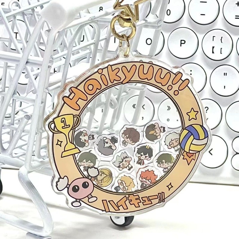 Haikyuu Shake Anime Keychain Women Shoyo Hinata Kenma Kozume Kawaii ...