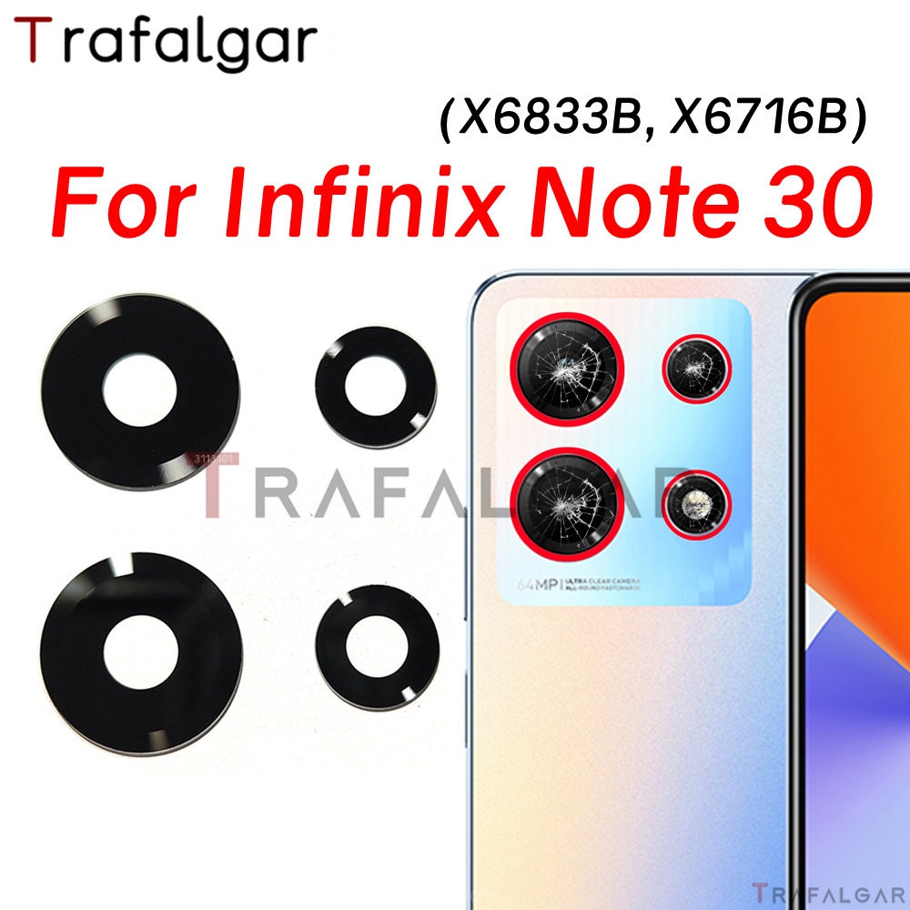 Rear Back Camera Glass Lens For Infinix Note 30 X6833B X6716B ...