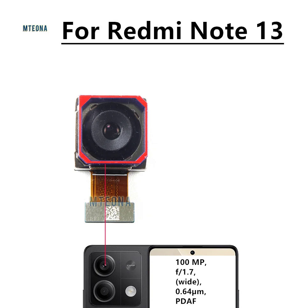 Original Main Wide Rear Back Camera For Xiaomi Redmi Note 13 Camera ...