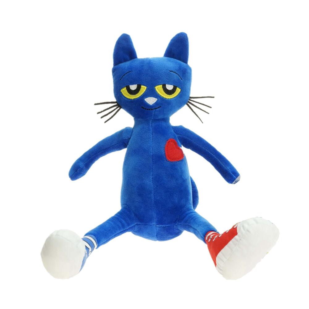 25cm Pete Cat Plush Toy Cartoon Pete Cat Preschool Education Book Plush ...