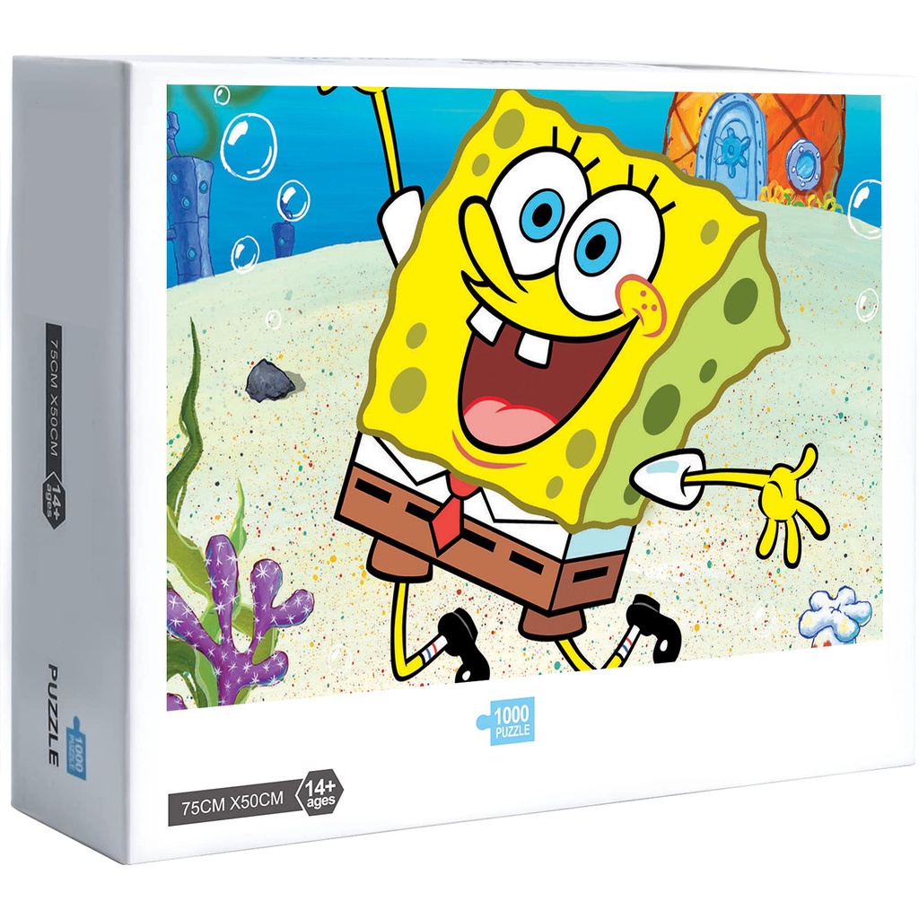 SpongeBob SquarePants Wooden Stress Relief Jigsaw Puzzle Gift ...