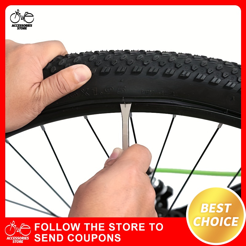 2PCS Bicycle Tyre Lever Tire Pry Bar MTB Road Bike Steel Tire Lever ...