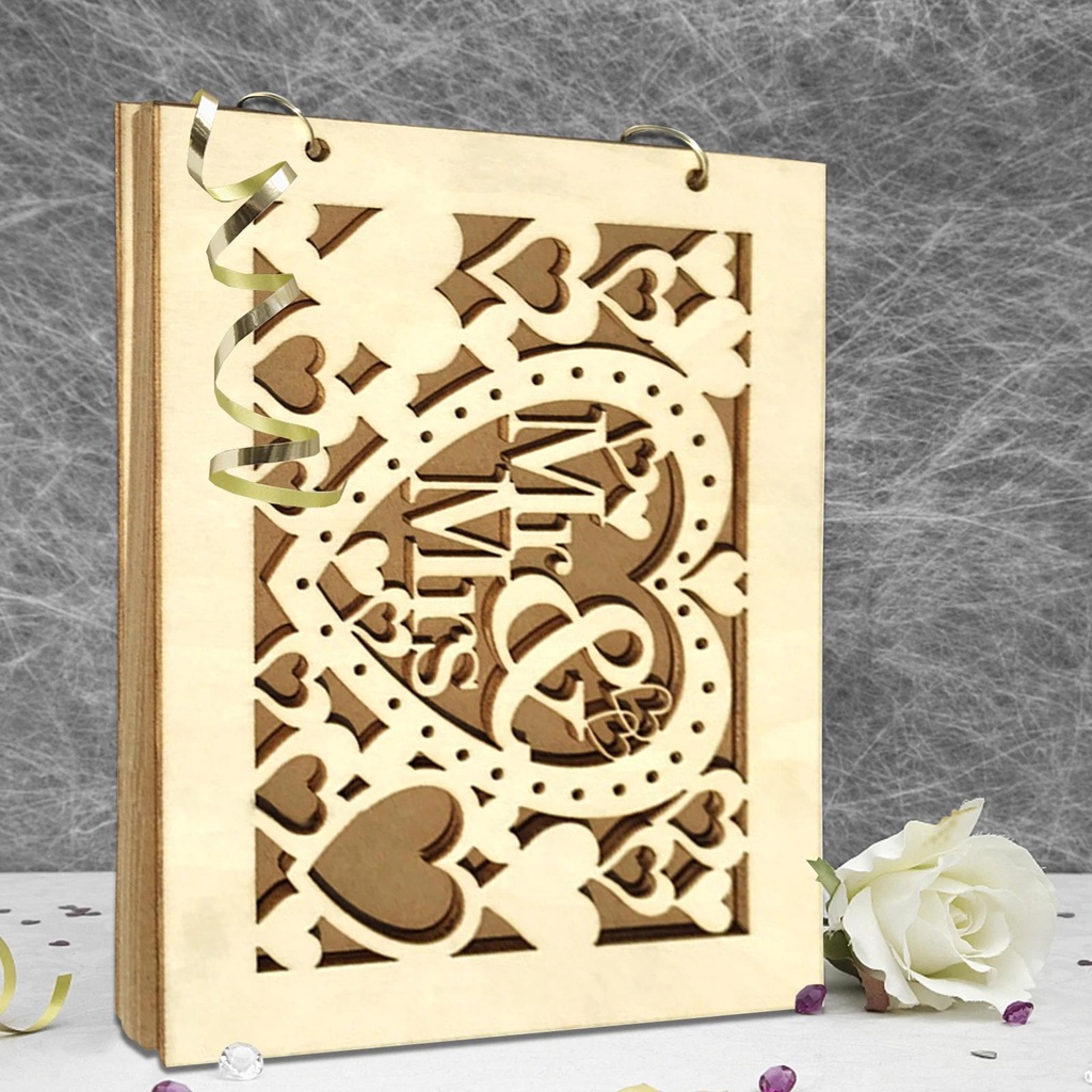 [Legend1] Wedding Guest book A4 Size with 20/30 Pages Personalized ...