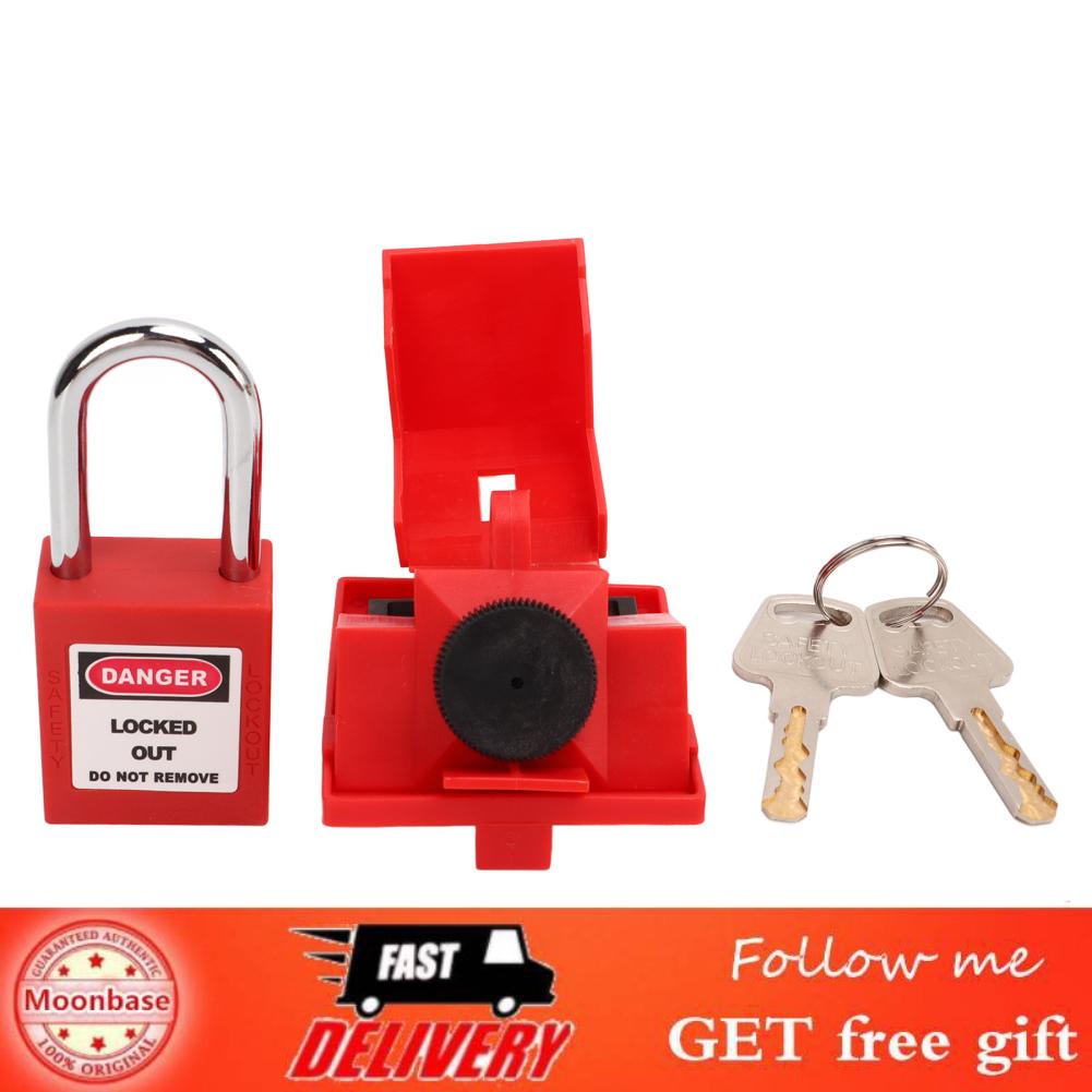 Moonbase Circuit Breaker Lockout Device Clamp On Safety Lock Padlock ...