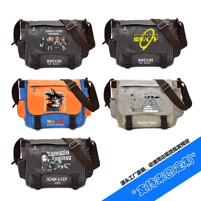 Cross-border Hot Selling One Piece Chainsaw Kimetsu No Yaiba Crossbody ...