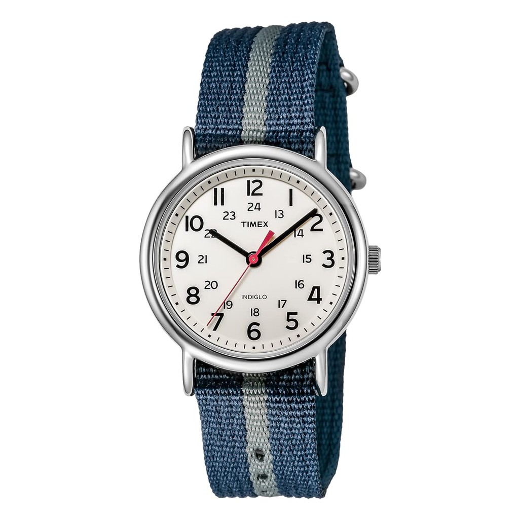 [Timex] Watch Weekender T2N654 TIMEX Brass Mineral Glass Nylon Cream ...