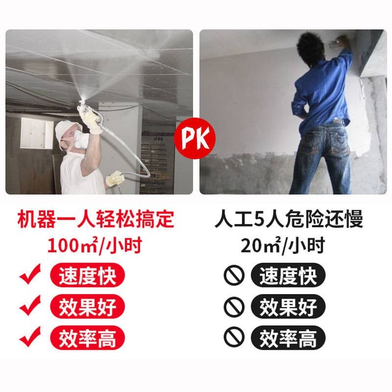 Multifunctional Yaku Putty Powder Spraying Machine Real Stone Paint ...