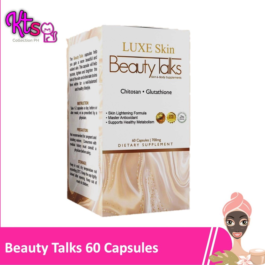 Luxe Skin Beauty Talks Glutathione Capsules | Shopee Philippines