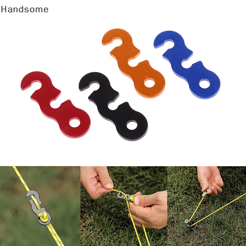 Handsome- 10pcs Adjustable Camping Tent Cord Rope Buckle S Type ...