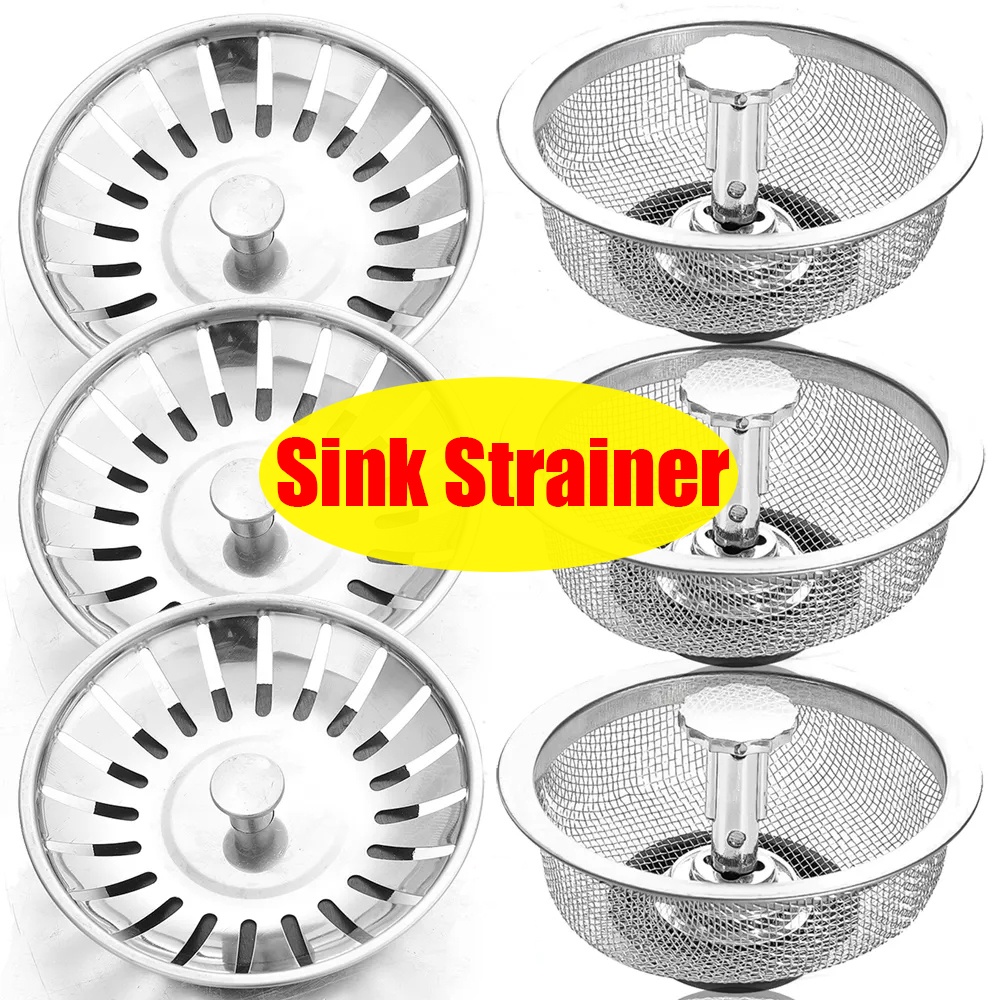 Kitchen Stainless Steel Mesh Sink Strainer/Anti-blocking Hair Catcher ...