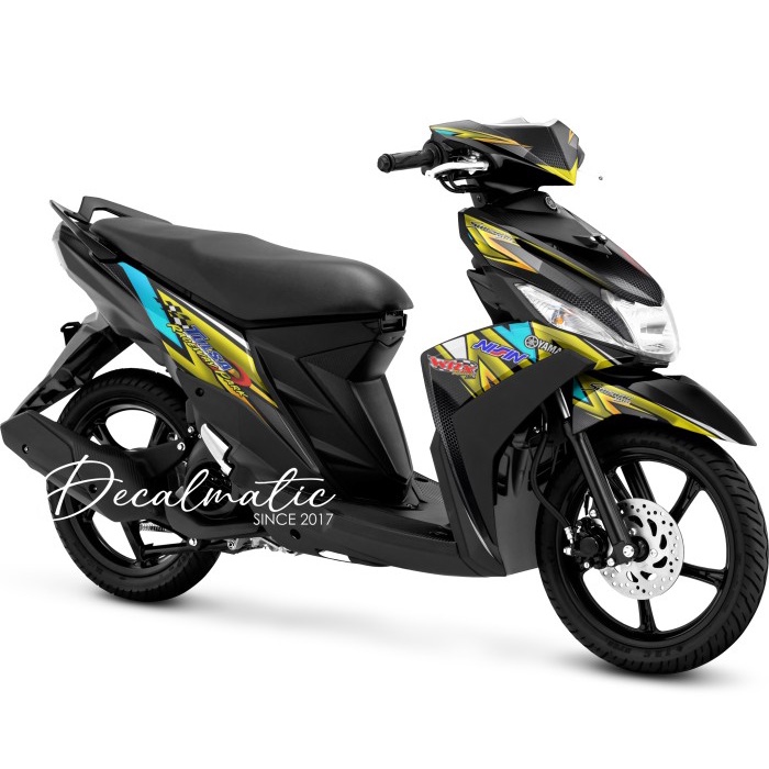 Mio M3 Full Body Decal Yamaha Mio Z 125 Graphic racing 6 Sticker ...