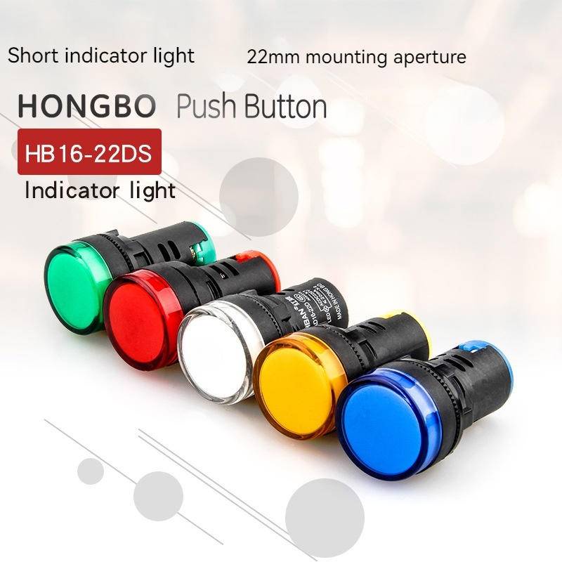 22mm Red Wave Indicator Green AD16-22DS Power LED Signal Light Super ...