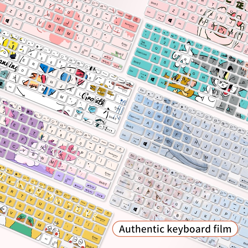 Laptop keyboard Stickers - laptop keyboard Skin, Mechanical Keys ...